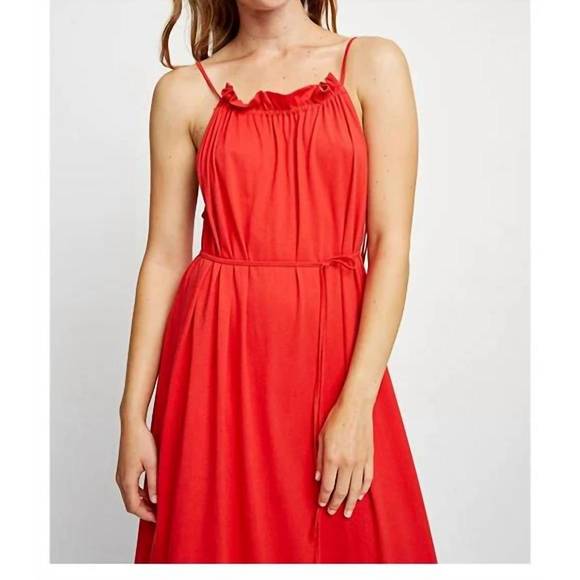 People Tree | Dresses | New People Tree Stacie Maxi Dress In Rd | Poshmark